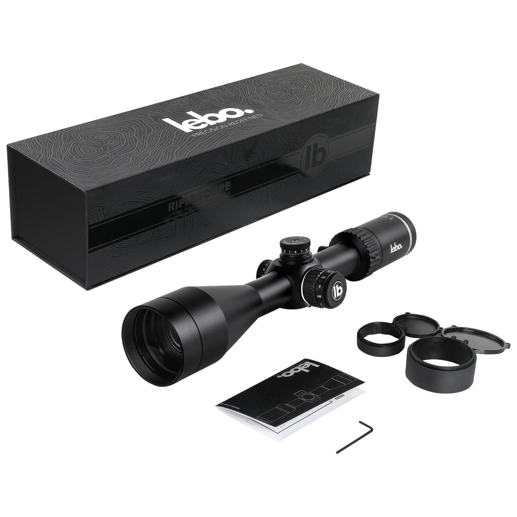 LEBO Opitcs 3-12x56 SFP Rifle Scope with BDC, HD Glass with Low Light ...